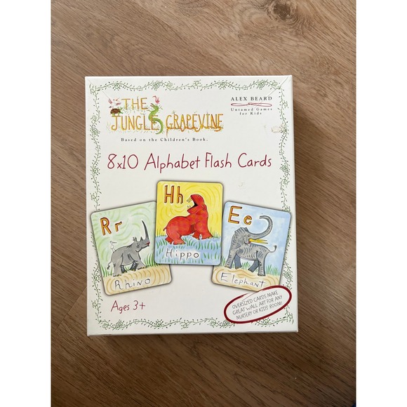 Alex Beard | Toys | Alex Beard The Jungle Grapevine 8x Alphabet Flash ...